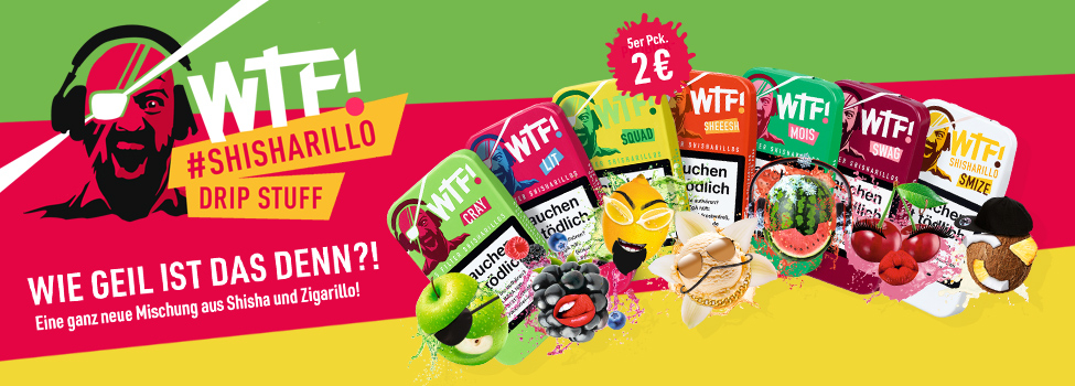 WTF! SHISHARILLO | Shisha + Zigarillos | online kaufen